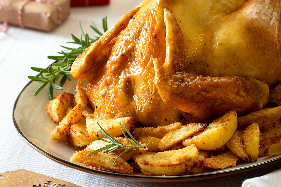 Cappone ripieno con patate sabbiate - Ricetta | Conad