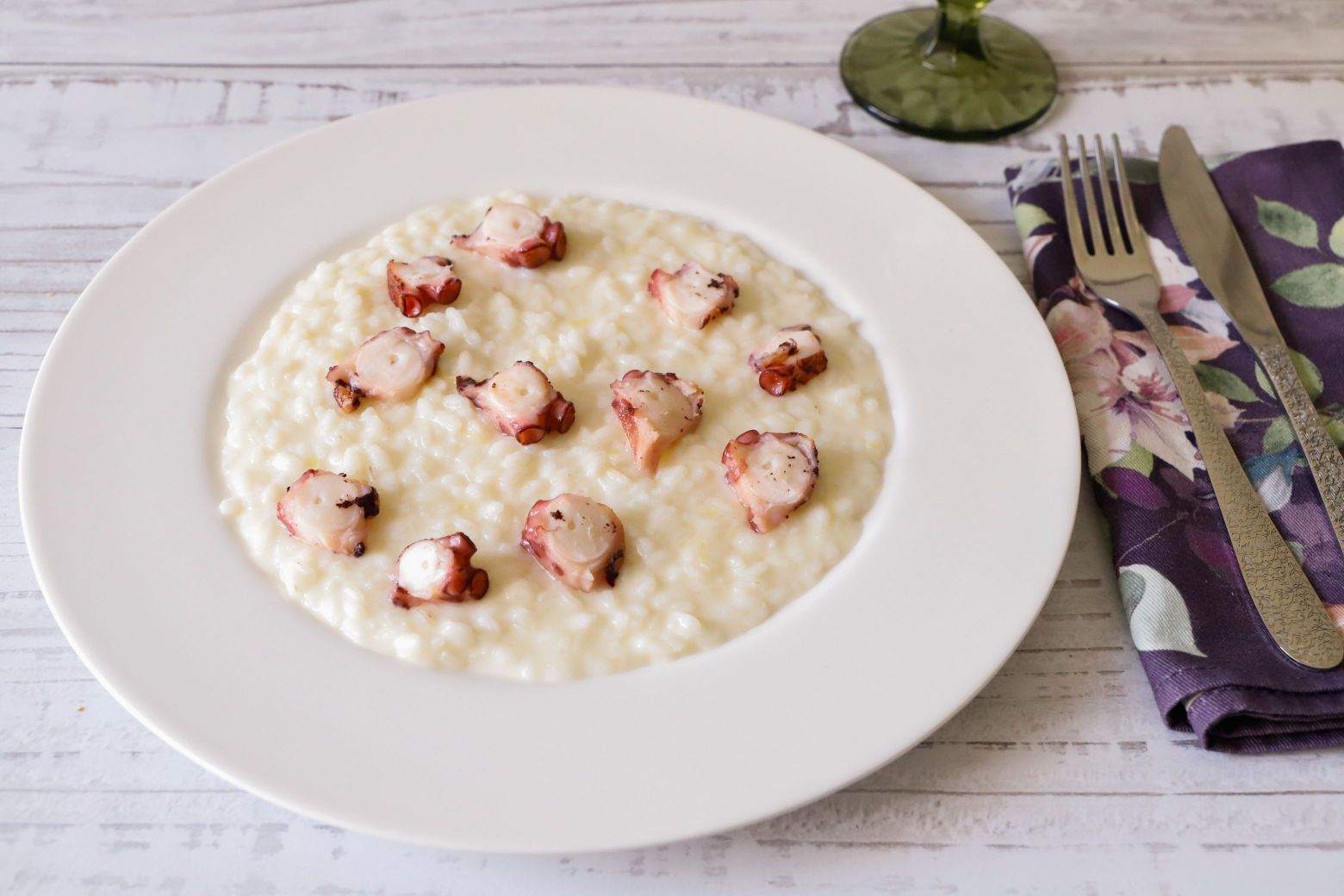 Riso Vialone Nano con limone. yogurt e polpo | Conad